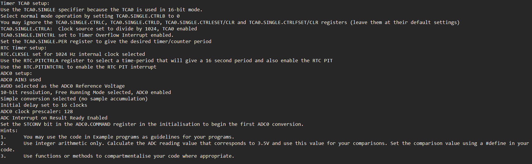 Solved I am using ATmega4809 and arduino nano for microchip | Chegg.com