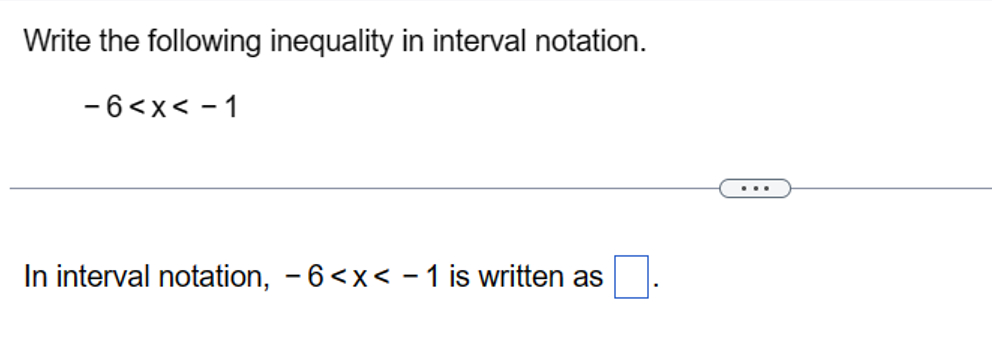 Solved Write the following inequality in interval | Chegg.com
