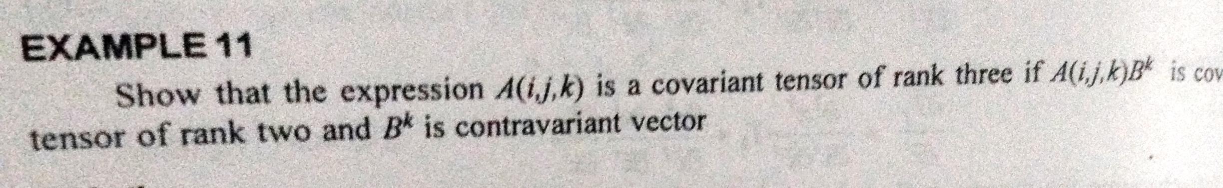 Solved EXAMPLE 11 Show that the expression Alijk) is a | Chegg.com