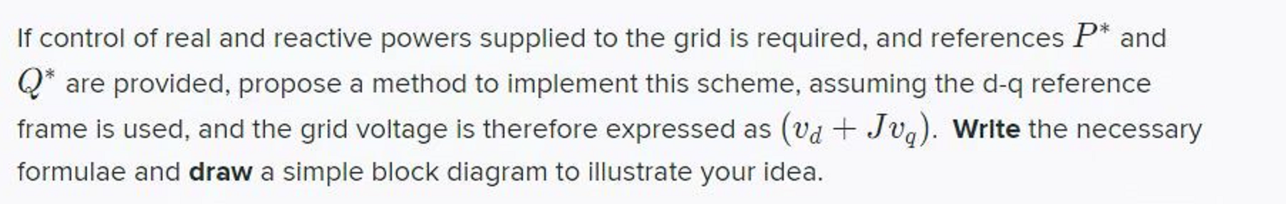 Solved If control of real and reactive powers supplied to | Chegg.com