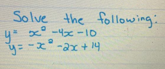 Solved Solve: yo ax? y = 9x - 4 Solve the following: y* | Chegg.com