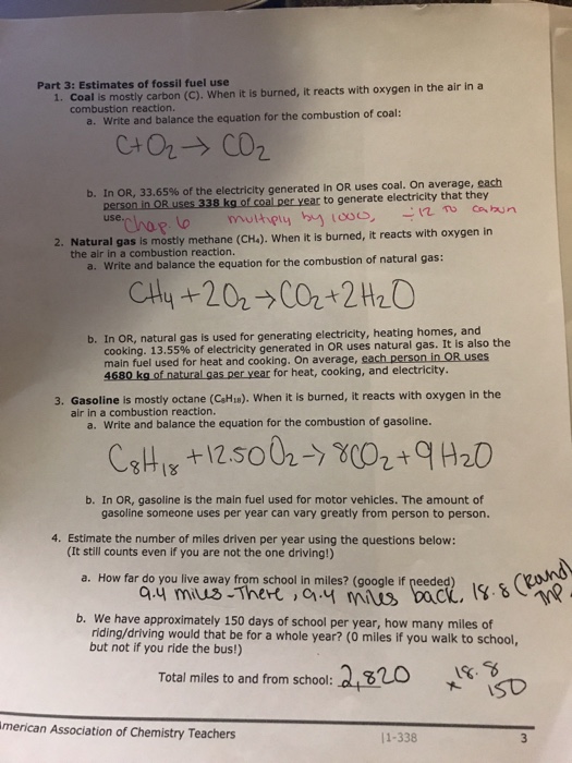 Solved I need help figuring out the part 4 calculations | Chegg.com