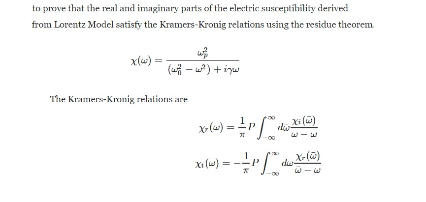 Solved to prove that the real and imaginary parts of the | Chegg.com