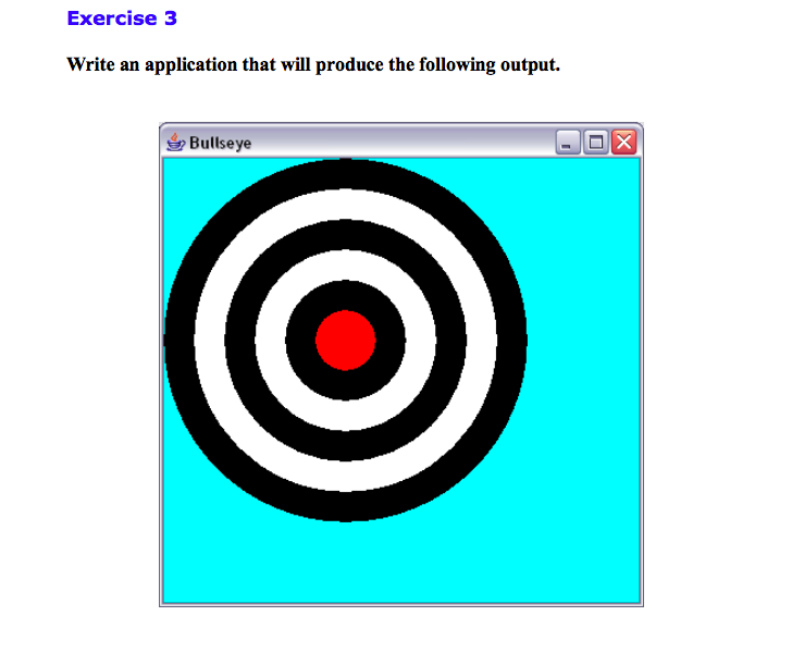 Exercise 3 Write an application that will produce the | Chegg.com