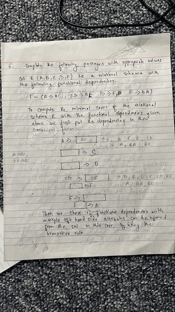 Solved 6. Complete the following passages with appropriate | Chegg.com