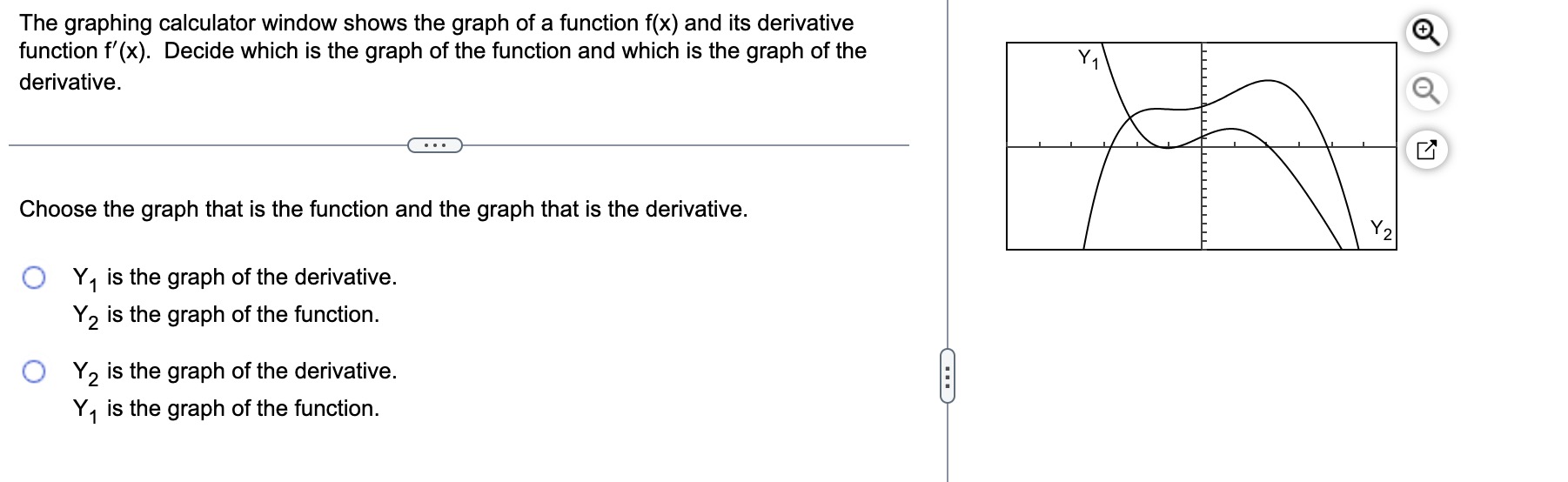 Solved The graphing calculator window shows the graph of a | Chegg.com