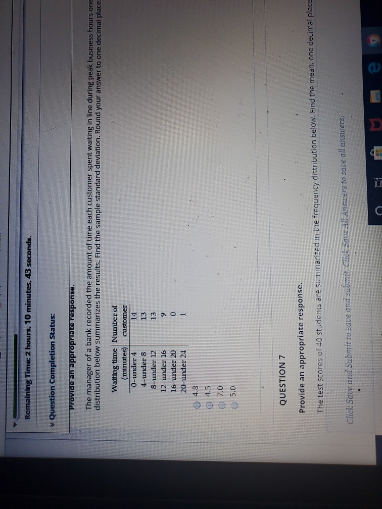 Solved Remaining Time: 2 hours, 10 minutes, 43 seconds. | Chegg.com Solved Remaining Time: 2 hours, 10 minutes, 43 seconds. | Chegg.com