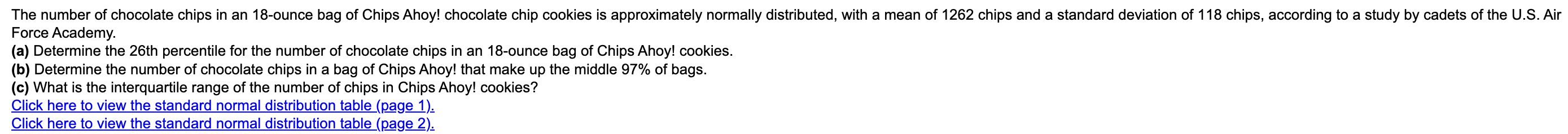 Solved ber gallon? Click the icon to view a table of areas | Chegg.com