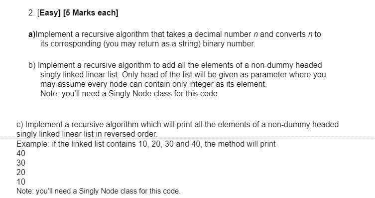 Solved use java and using JAVA, you must include the | Chegg.com