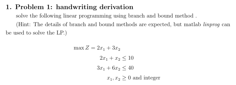 Solved Problem 1: handwriting derivationsolve the following | Chegg.com