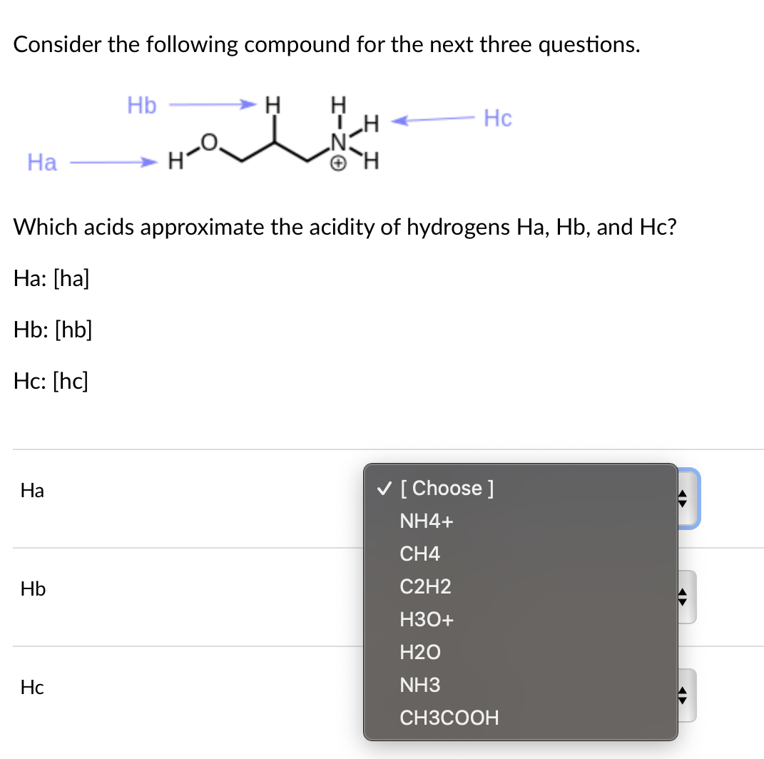 Solved Consider the following compound for the next three | Chegg.com