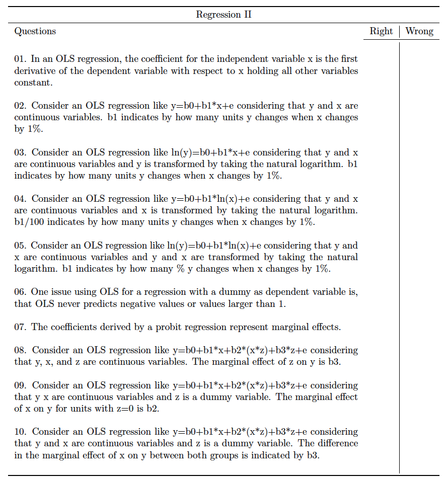Solved Questions1 ﻿in An Ols Regression The Coefficient