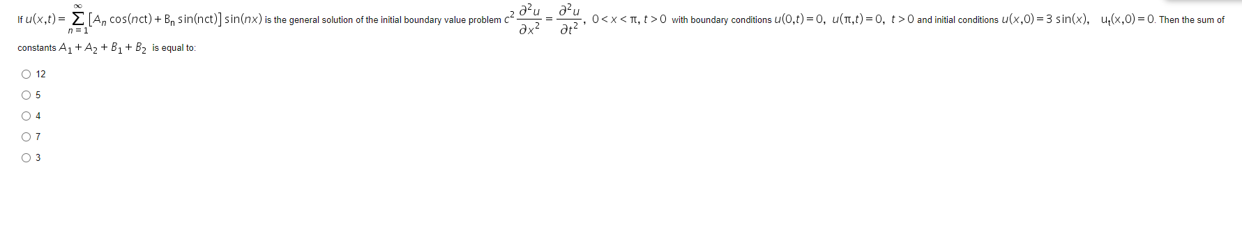 Solved constants A1+A2+B1+B2 is equal to: 12 5 4 7 3 | Chegg.com
