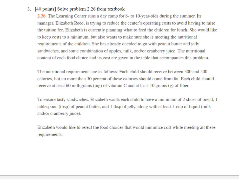 Solved [40 points] Solve problem 2.26 from textbook 2.26. | Chegg.com