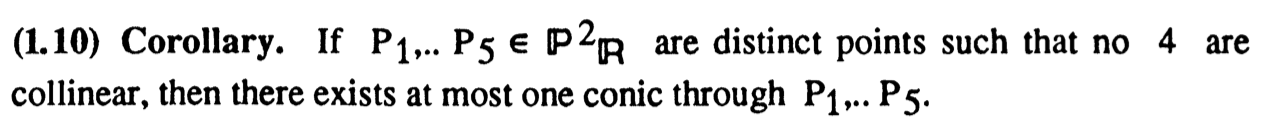 Solved 1.8. Let P1 ... P4 be distinct points of p2 with no 3 | Chegg.com