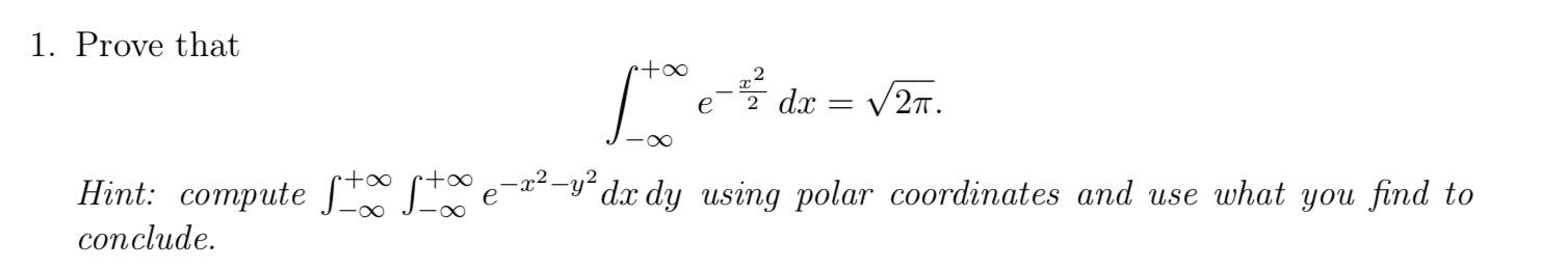 Solved Question 1 - This is homework for Advanced Calculus | Chegg.com