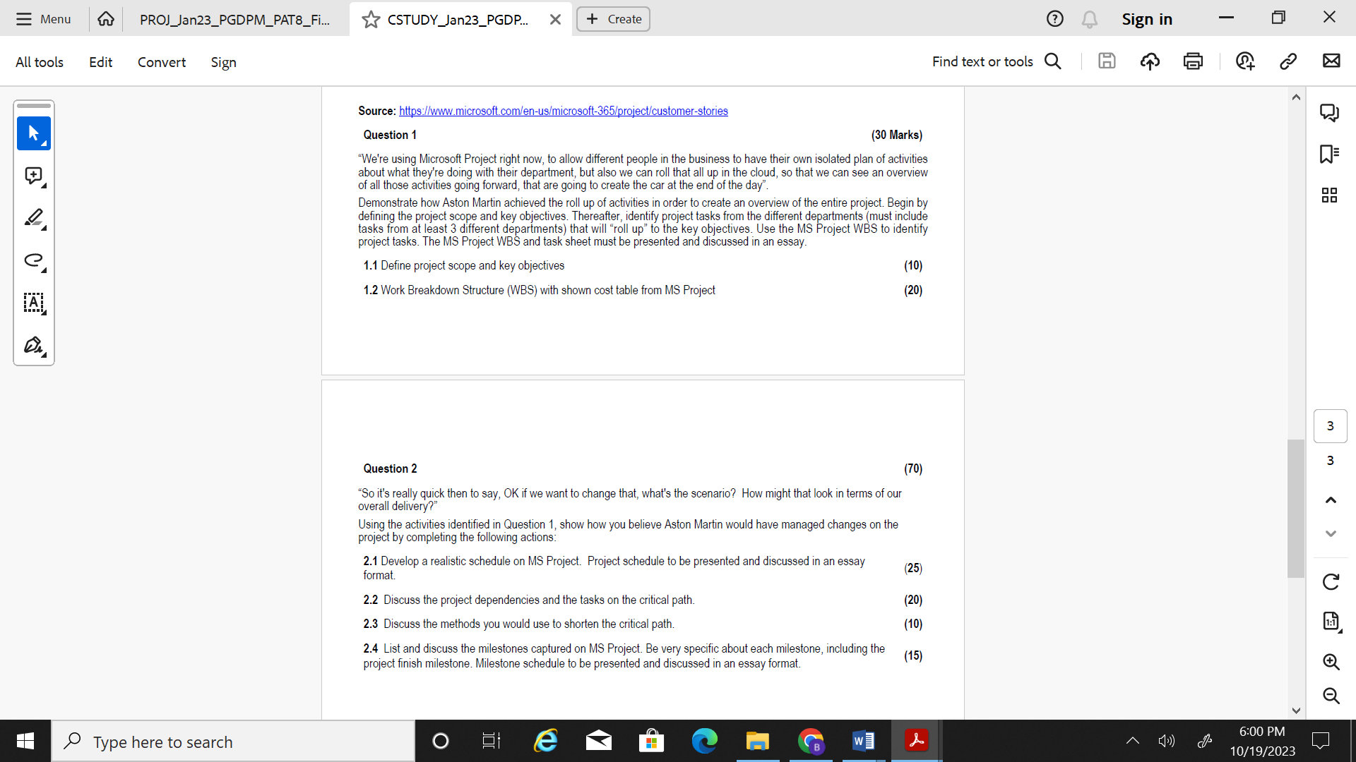 Solved FORMATIVE ASSESSMENT 1 [100 MARKS] Read the case | Chegg.com