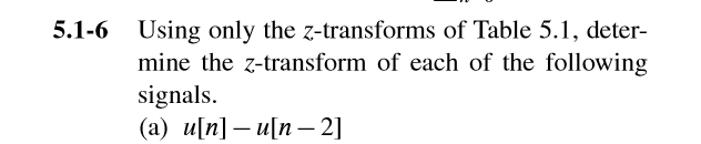 Solved TABLE 5.1 Select (Unilateral) Z-Transform Pairs No. | Chegg.com