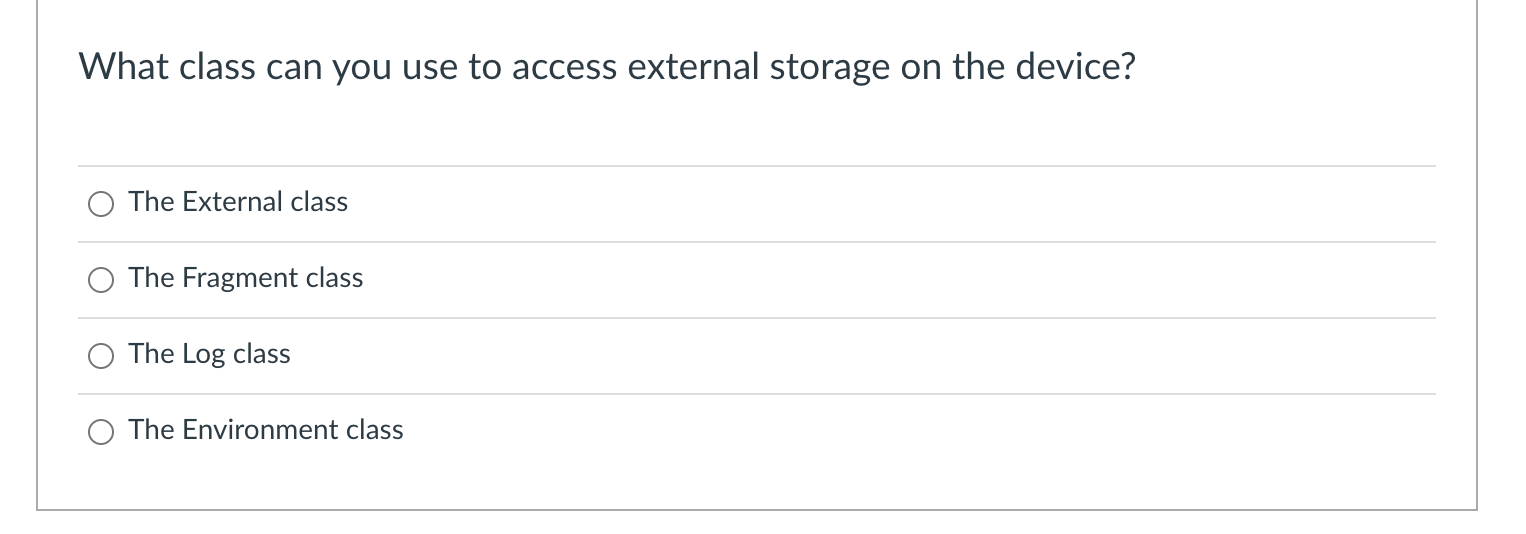 Solved Which is NOT a commonly used class that can help you | Chegg.com