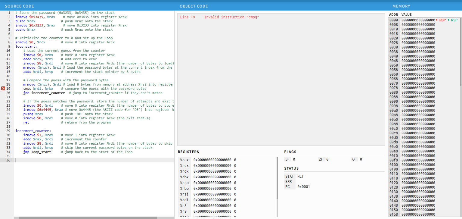 Solved Course Programming With Assembly Language Project