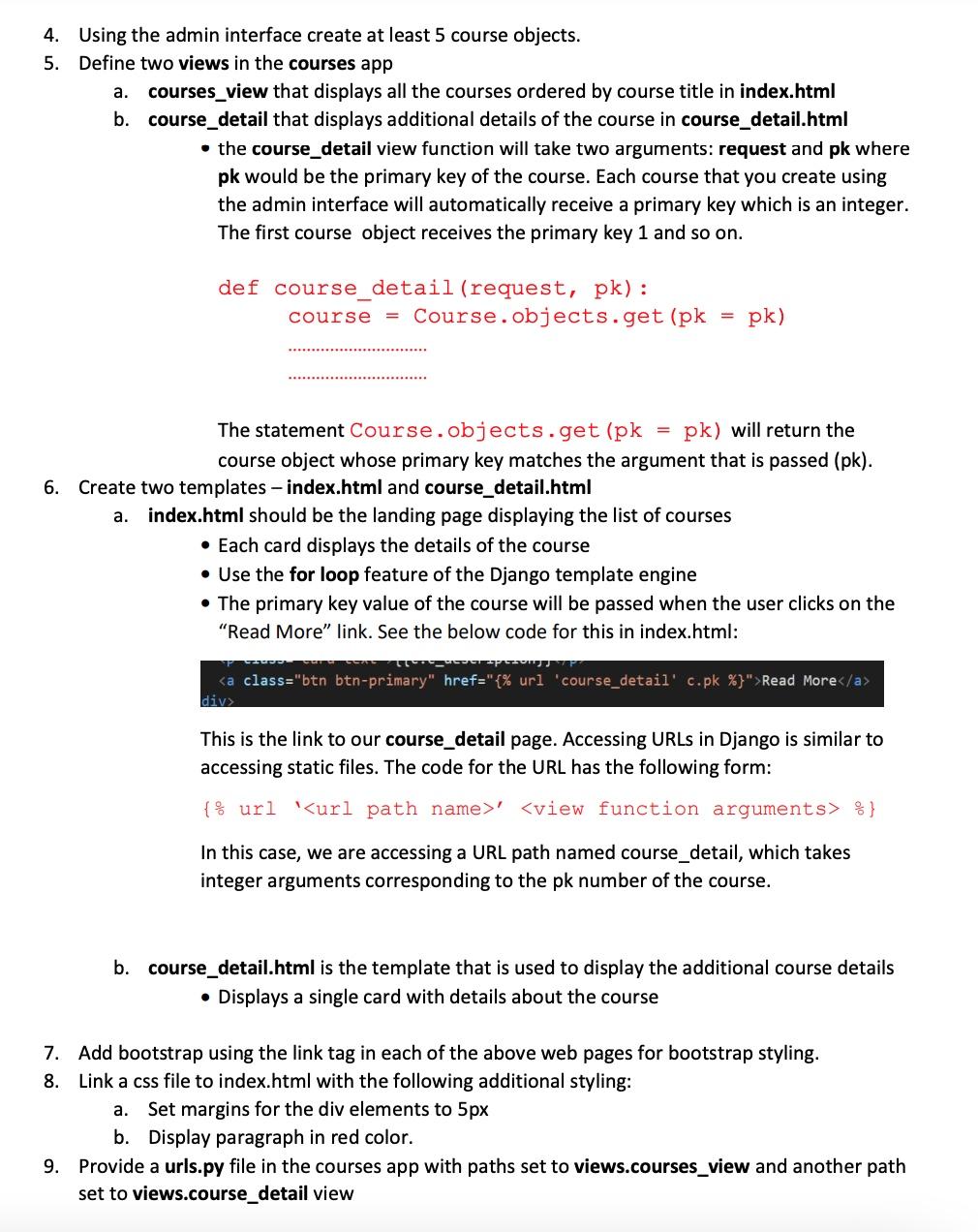 Solved You will be creating a Django Project named | Chegg.com