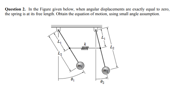 Solved Question 2. In the Figure given below, when angular | Chegg.com