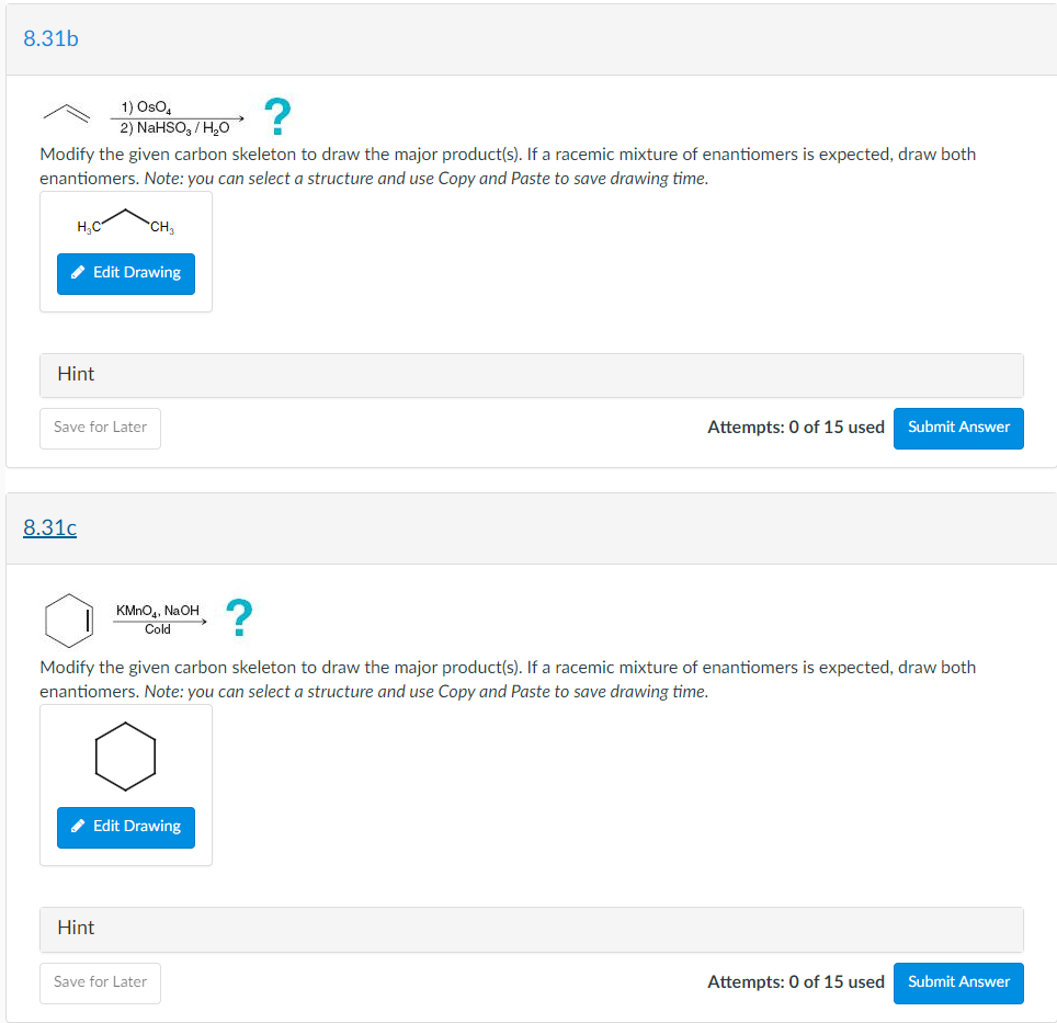 Solved Modify the given carbon skeleton to draw the major | Chegg.com