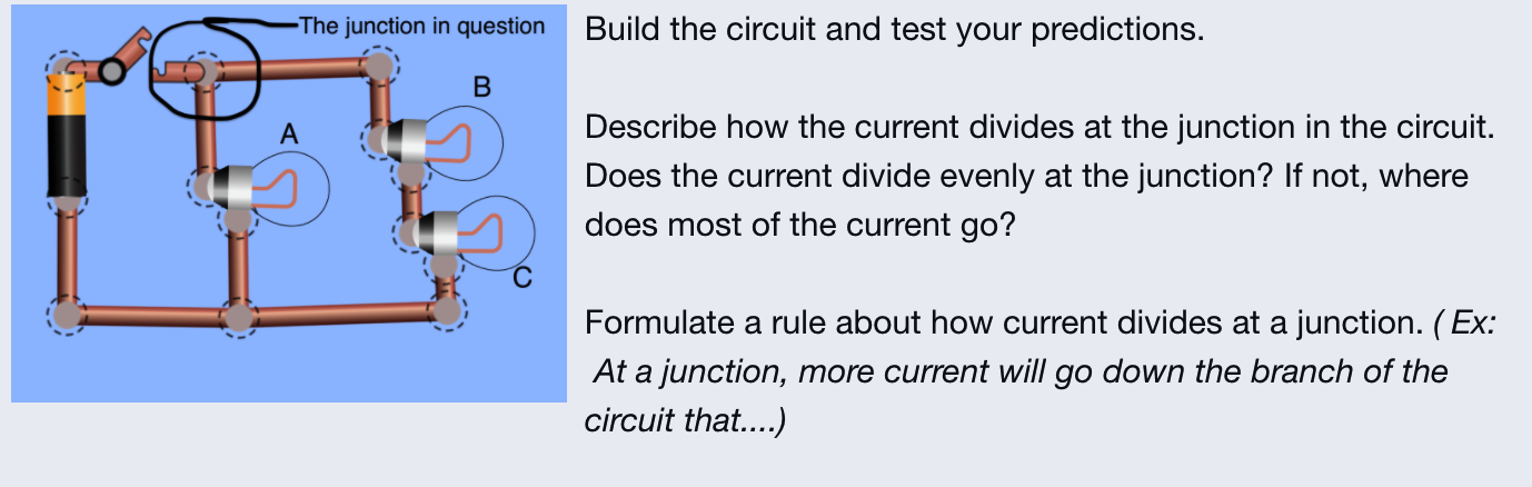 Solved The junction in question Build the circuit and test | Chegg.com