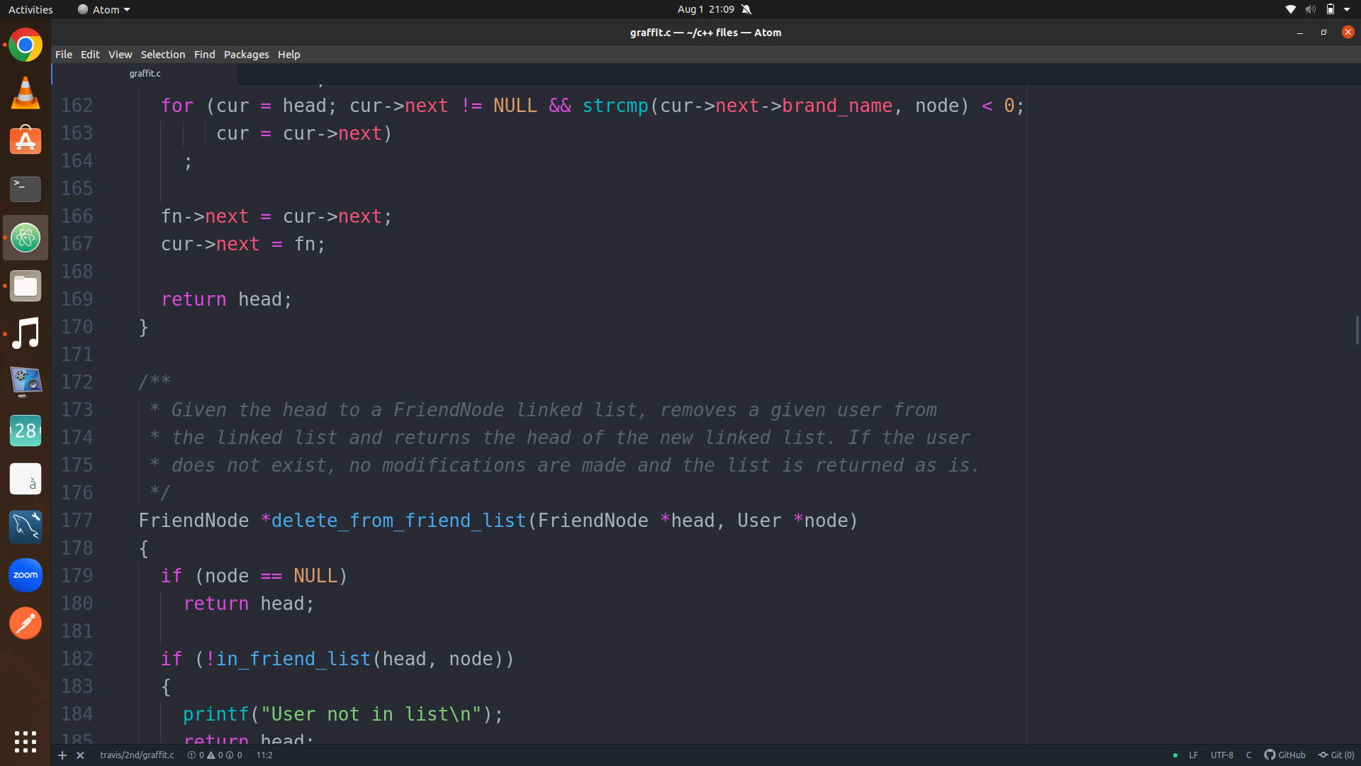 Solved *** We have to do the TODOS in the graffit.c file. | Chegg.com