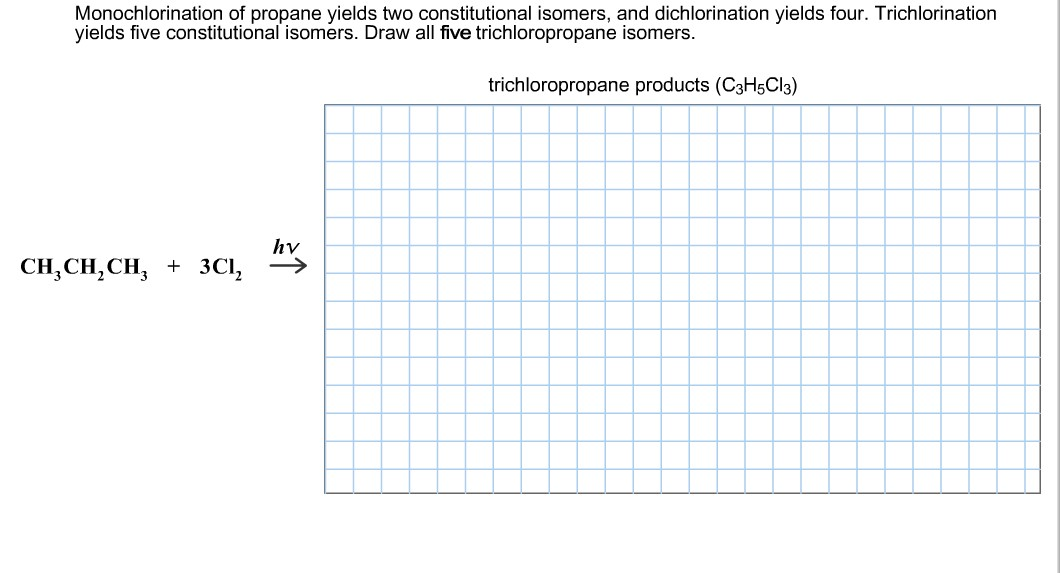 Solved Monochlorination of propane yields two constitutional | Chegg.com