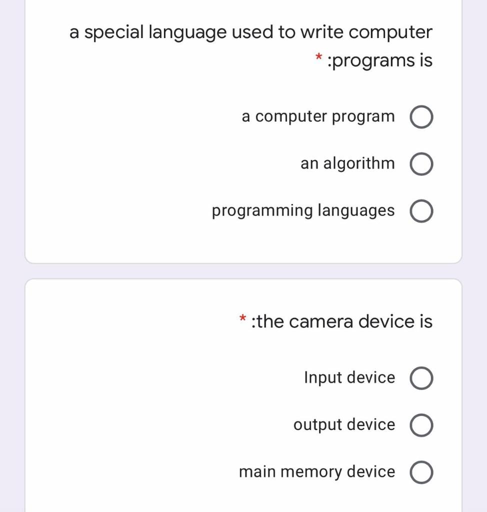Solved a special language used to write computer programs is | Chegg.com
