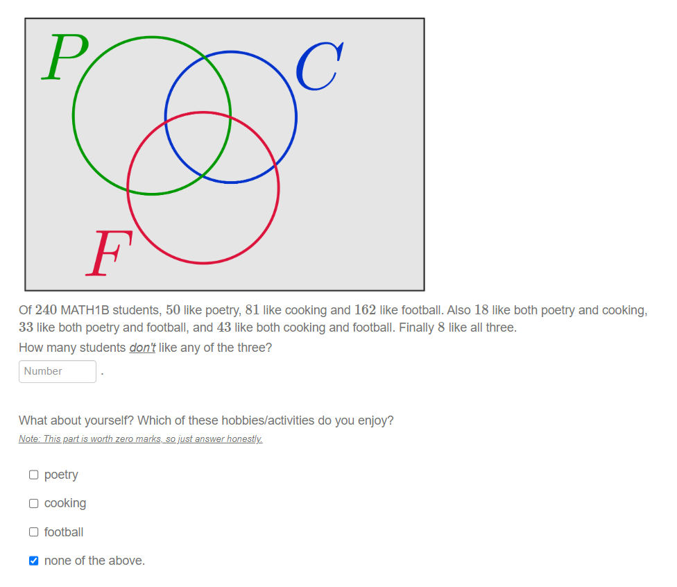 Solved For two sets A and B the Inclusion-Exclusion | Chegg.com