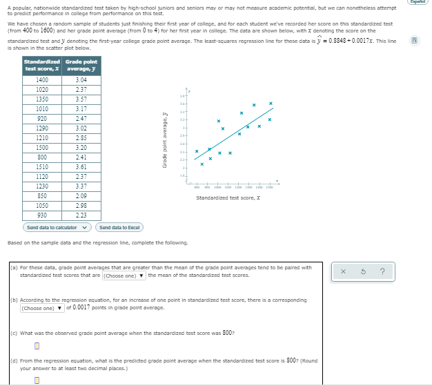 Solved El A popular, nationwide standardized test taken by | Chegg.com
