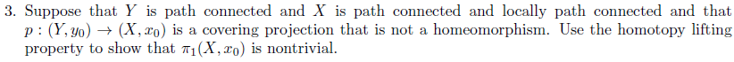 Solved 3. Suppose that Y is path connected and X is path | Chegg.com