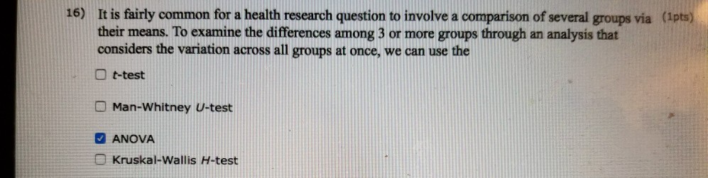 Solved It is fairly common for a health research question to | Chegg.com