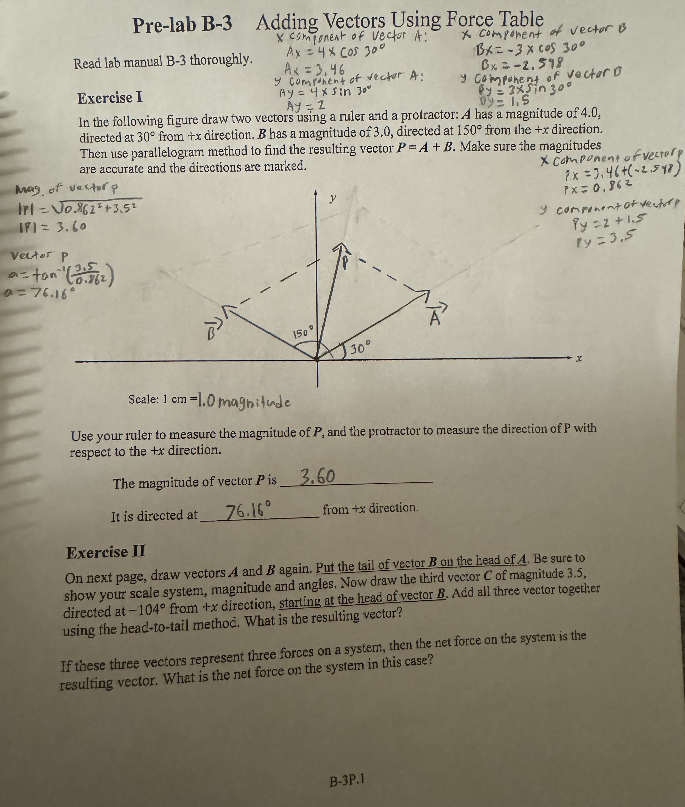 Solved Excerise 1 ﻿is right. Find answer for Exercise 2. | Chegg.com