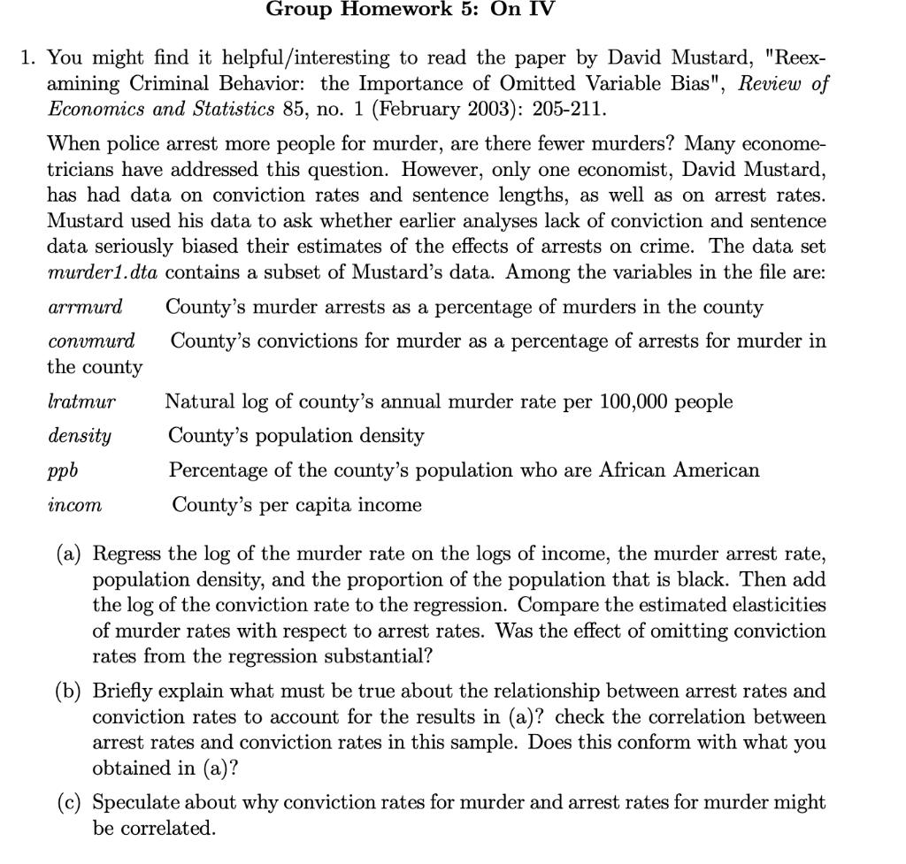 What Are The Stata Econometrics Commands For The