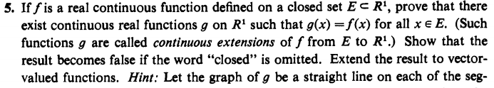 Solved 5. If f is a real continuous function defined on a | Chegg.com