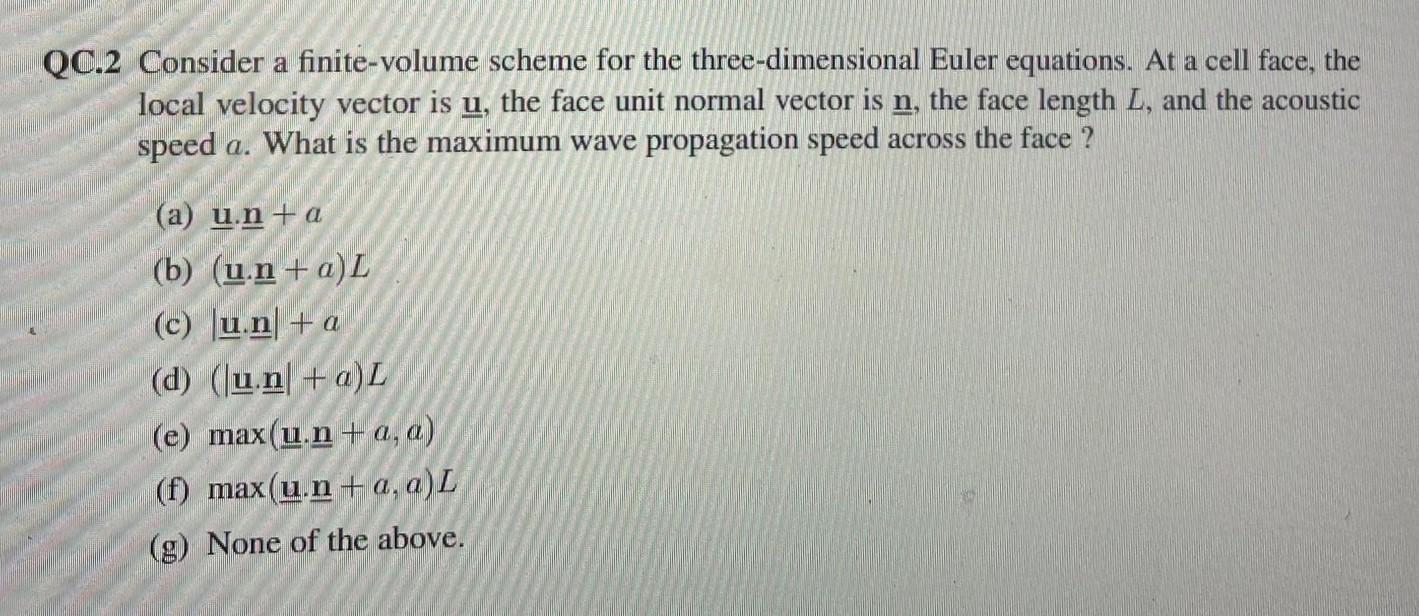 Solved 2C.2 Consider a finite-volume scheme for the | Chegg.com