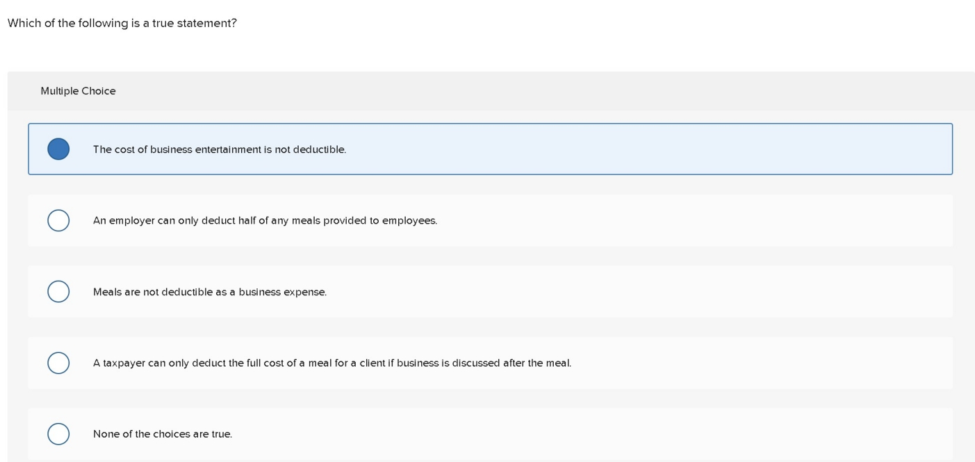 Solved Which of the following is a true statement? Multiple | Chegg.com