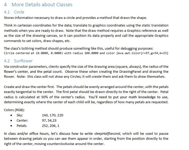 Solved 3 Classes to Create Here is the UML Class Diagram | Chegg.com