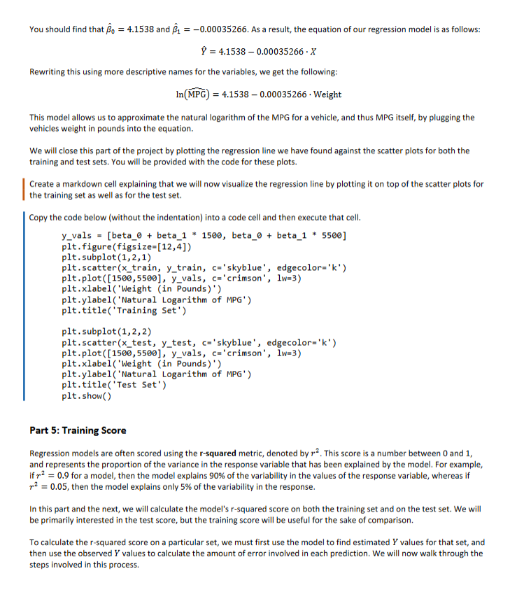Solved Introduction To Linear Regression Linear Regression 3484