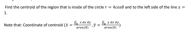 Solved please utilize the given coordinates to find centroid | Chegg.com
