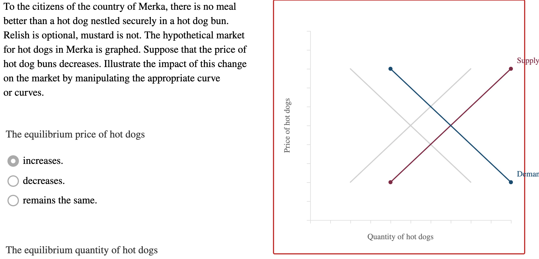 Solved To the citizens of the country of Merka, there is no | Chegg.com
