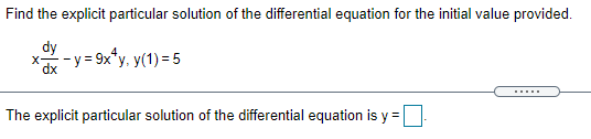 Solved Find the explicit particular solution of the | Chegg.com