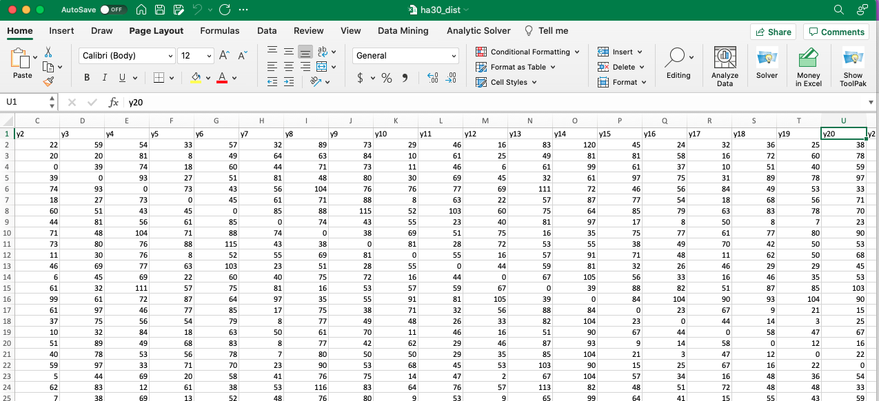 Solved Solve the traveling salesman problem in python with a | Chegg.com