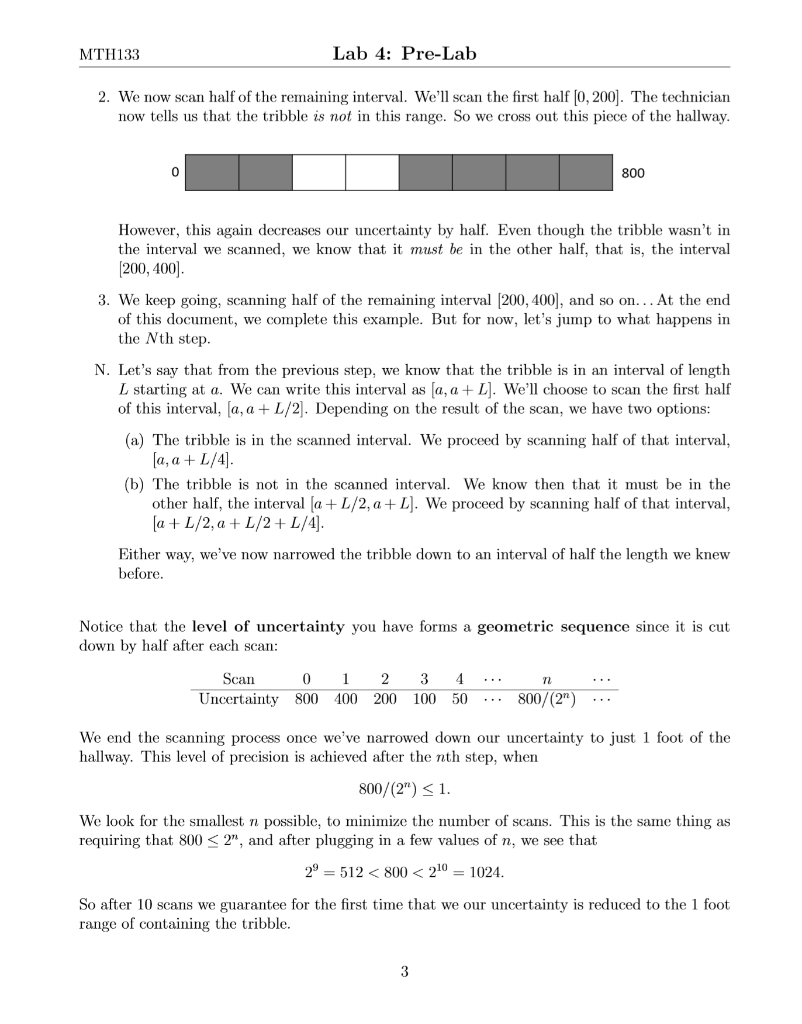 Solved Lab 4: Pre-Lab MTH133 Learning Goals Today you will | Chegg.com