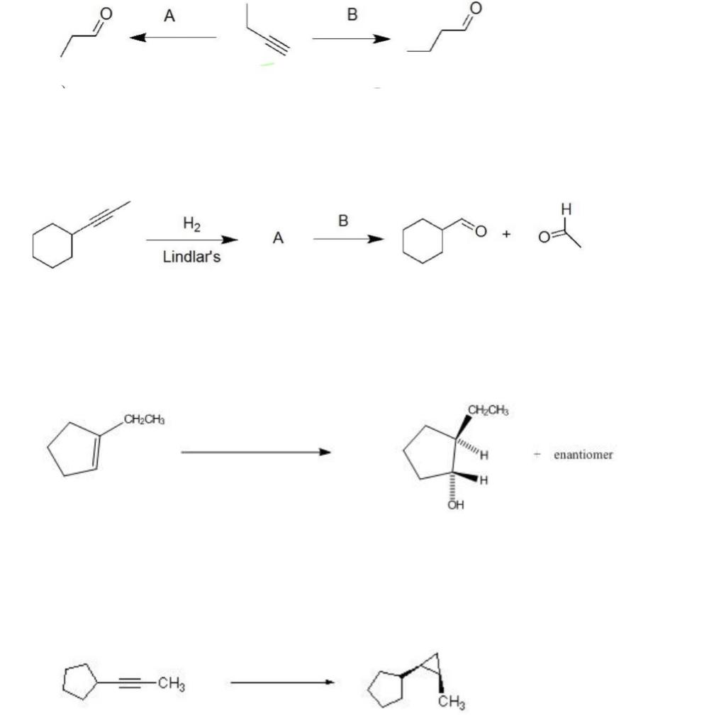 Solved 1.. What are the reagents 2. What is the reagent for | Chegg.com