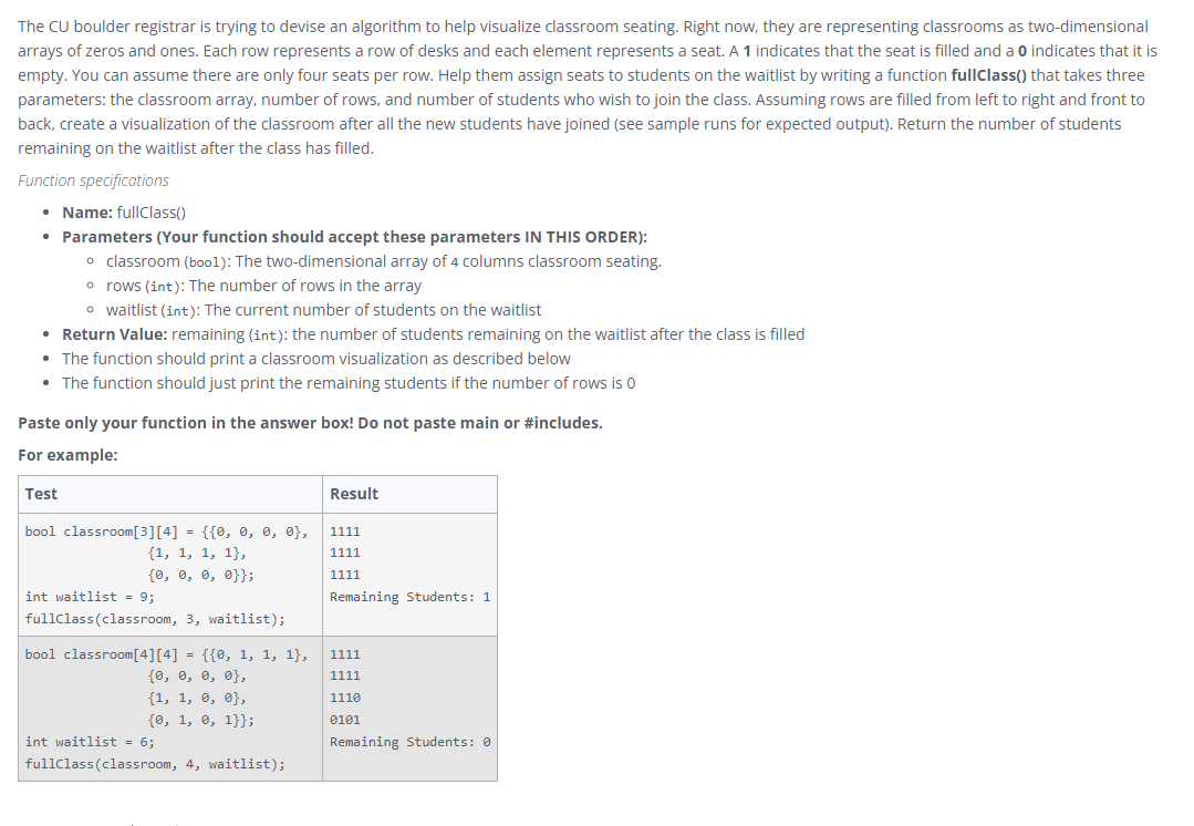 Solved The CU boulder registrar is trying to devise an | Chegg.com