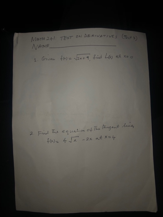 Solved MATH 241: TEST ON DEAVA MULTIPLE CHOICE. Choose the | Chegg.com